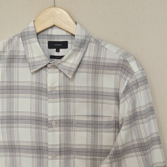 Vince | Shirts | Vince Classic Fit Cord Plaid Shirt M | Poshmark